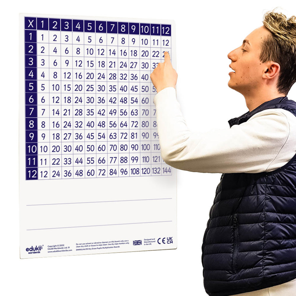Dry Erase Teachers A2+ Multiplication Board – eduk8worldwide