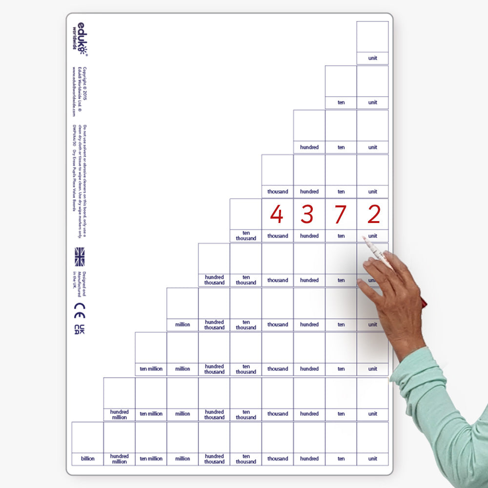 Dry Erase Teachers A2+ Place Value Board – eduk8worldwide