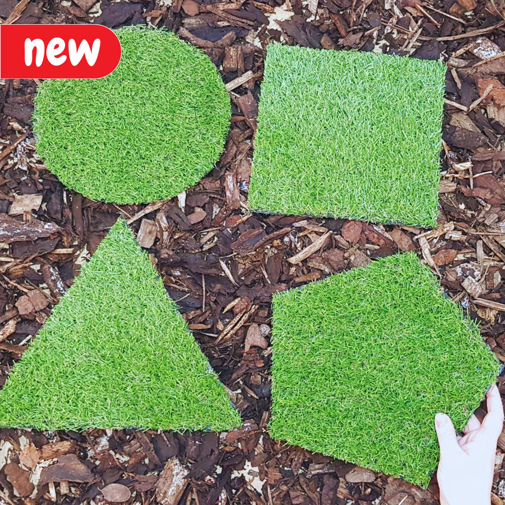 Mini Grass Shapes: Circle, Triangle, Square, Pentagon (Set of 4 ...