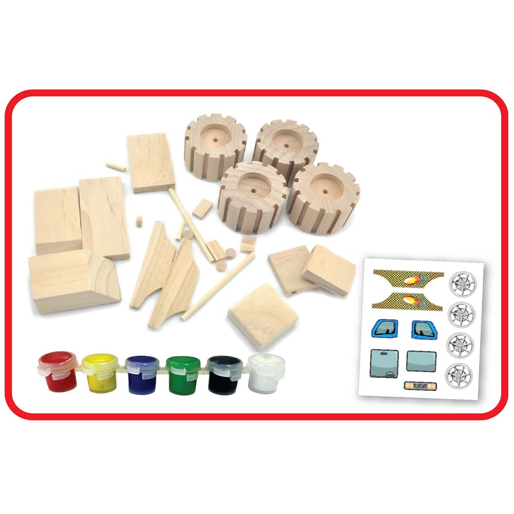 Craft for Kids - Make & Paint Your Own Monster Truck